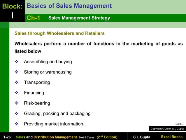 Chapter 1 Sales Management Strategy-Sales and Distribution Management.ppt