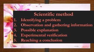 Chapter 1 science around us | PPTX | Chemistry | Science