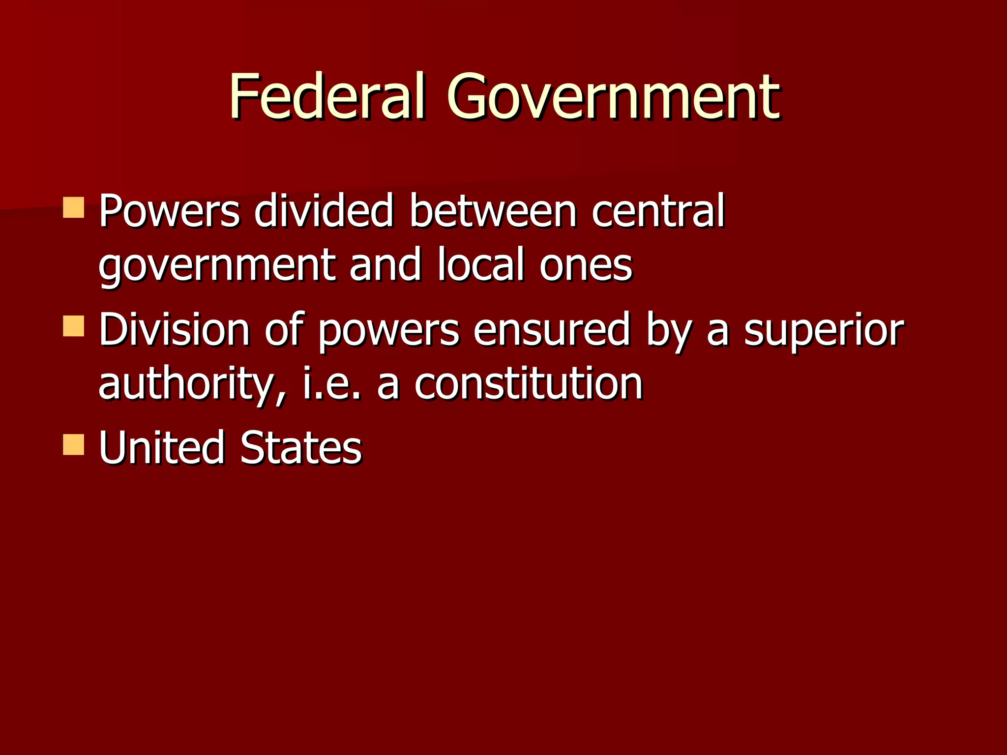 Chapter 1 Section 2 (Forms Of Government) | PPT
