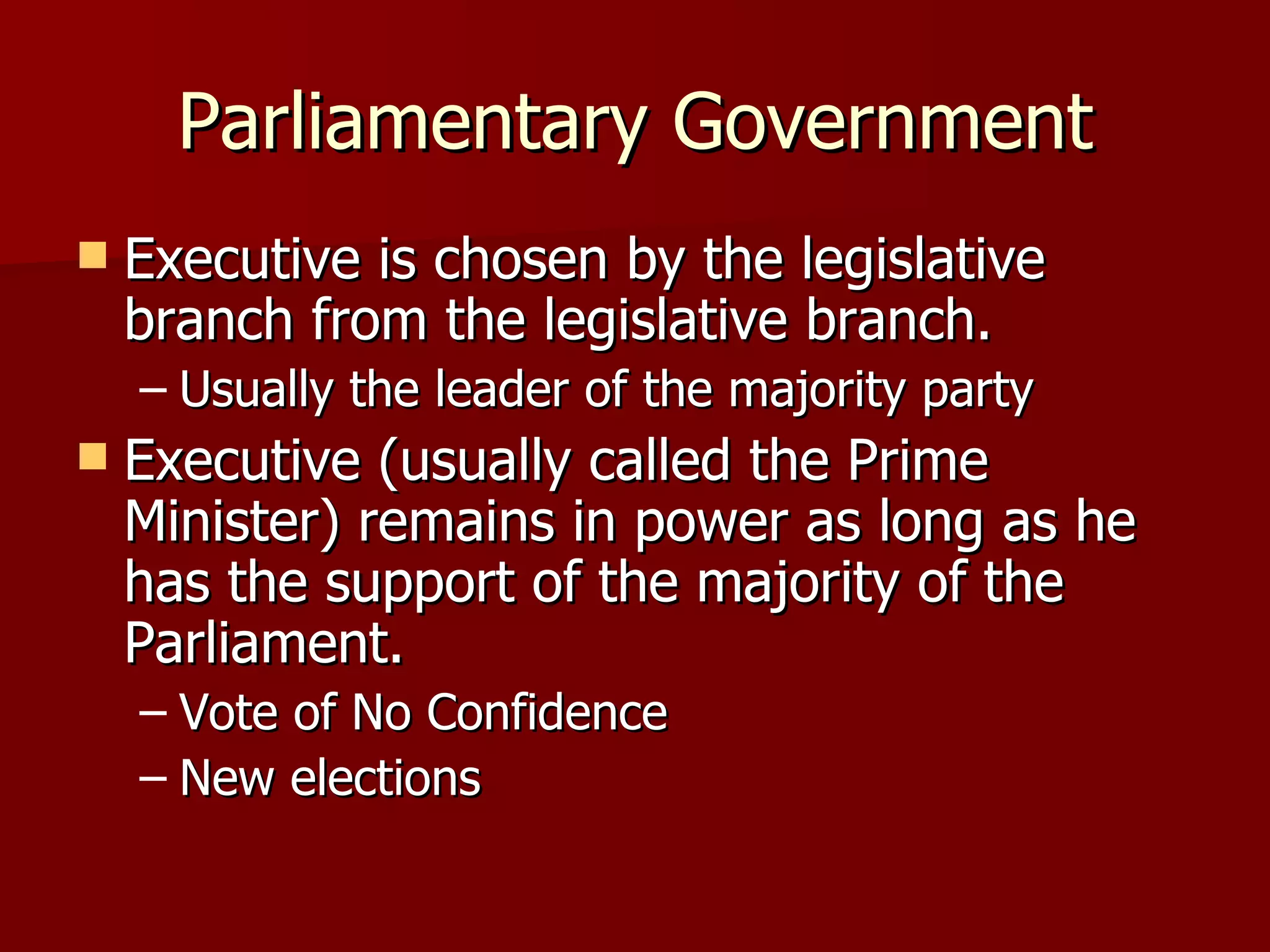 Chapter 1 Section 2 (Forms Of Government) | PPT