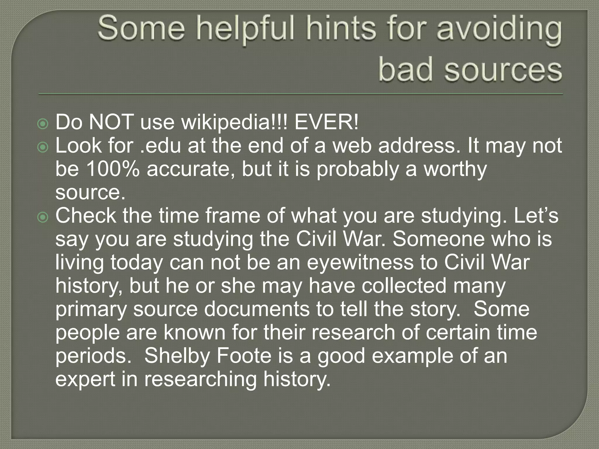 Chapter1section3toolsofhistory 110809134731-phpapp01 | PPT