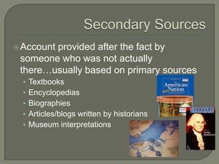 Chapter 1 section 3 tools of history | PPT
