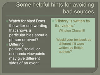 Chapter 1 section 3 tools of history | PPT