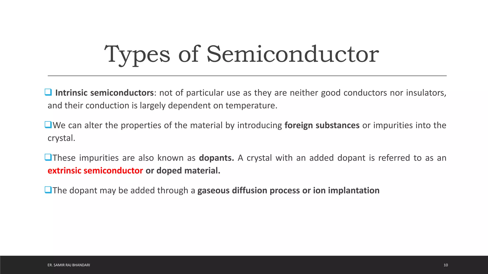 Semiconductor Diode: Introduction and Application | PPTX
