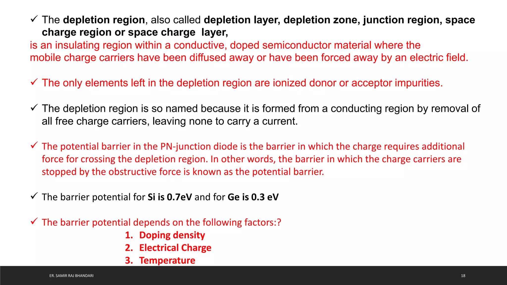Semiconductor Diode: Introduction and Application | PPTX
