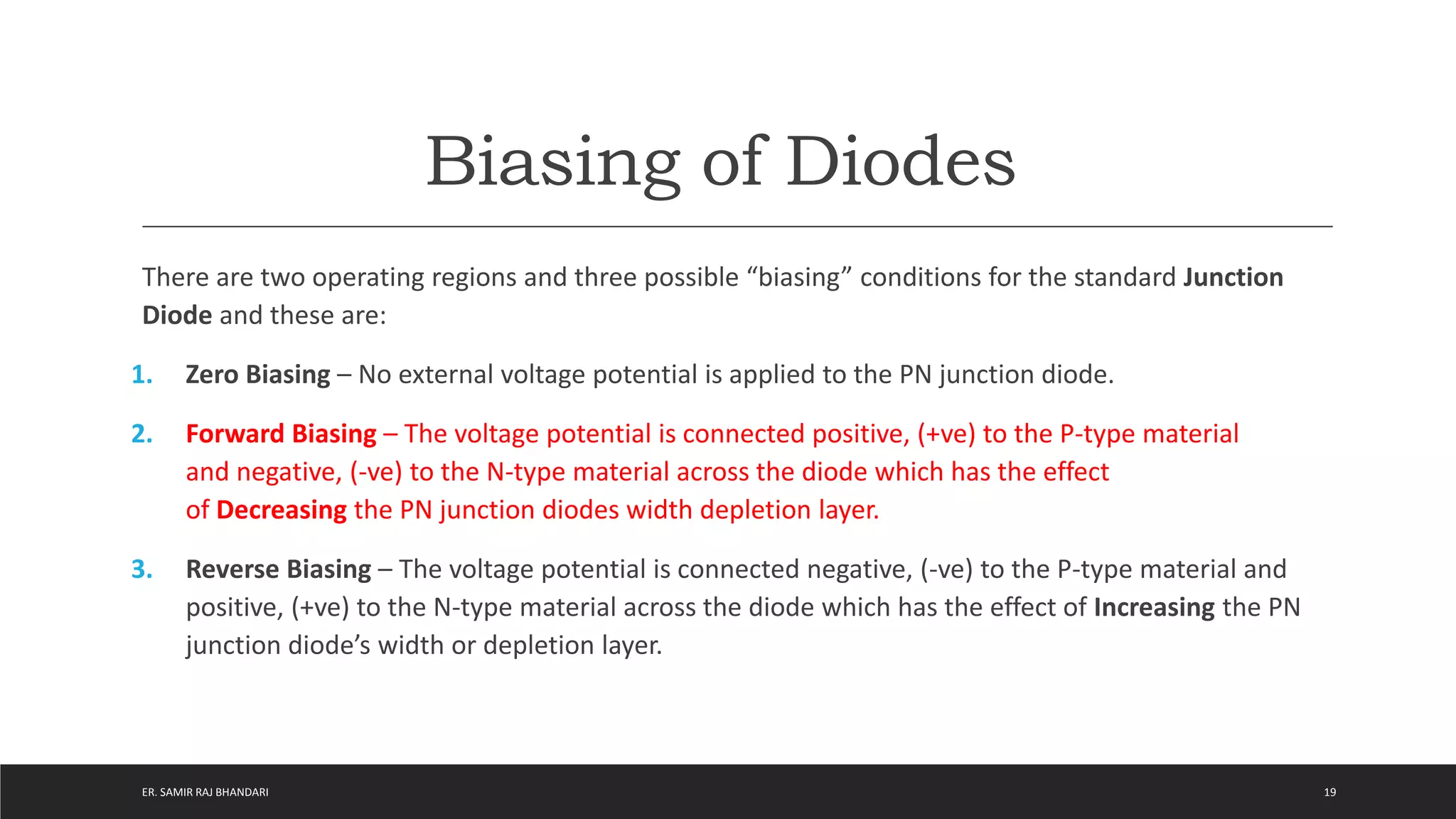 Semiconductor Diode: Introduction and Application | PPTX
