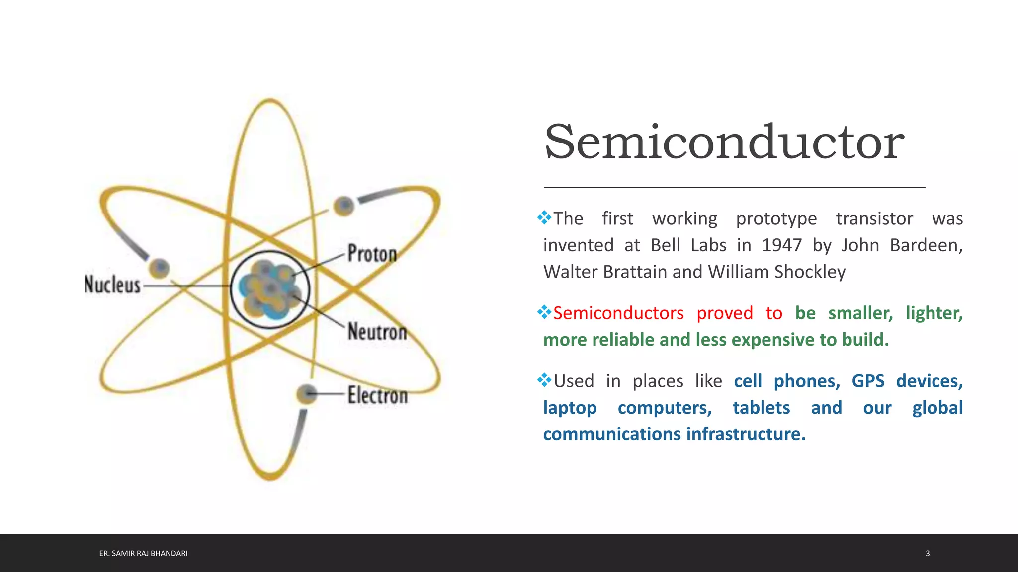 Semiconductor Diode: Introduction and Application | PPTX