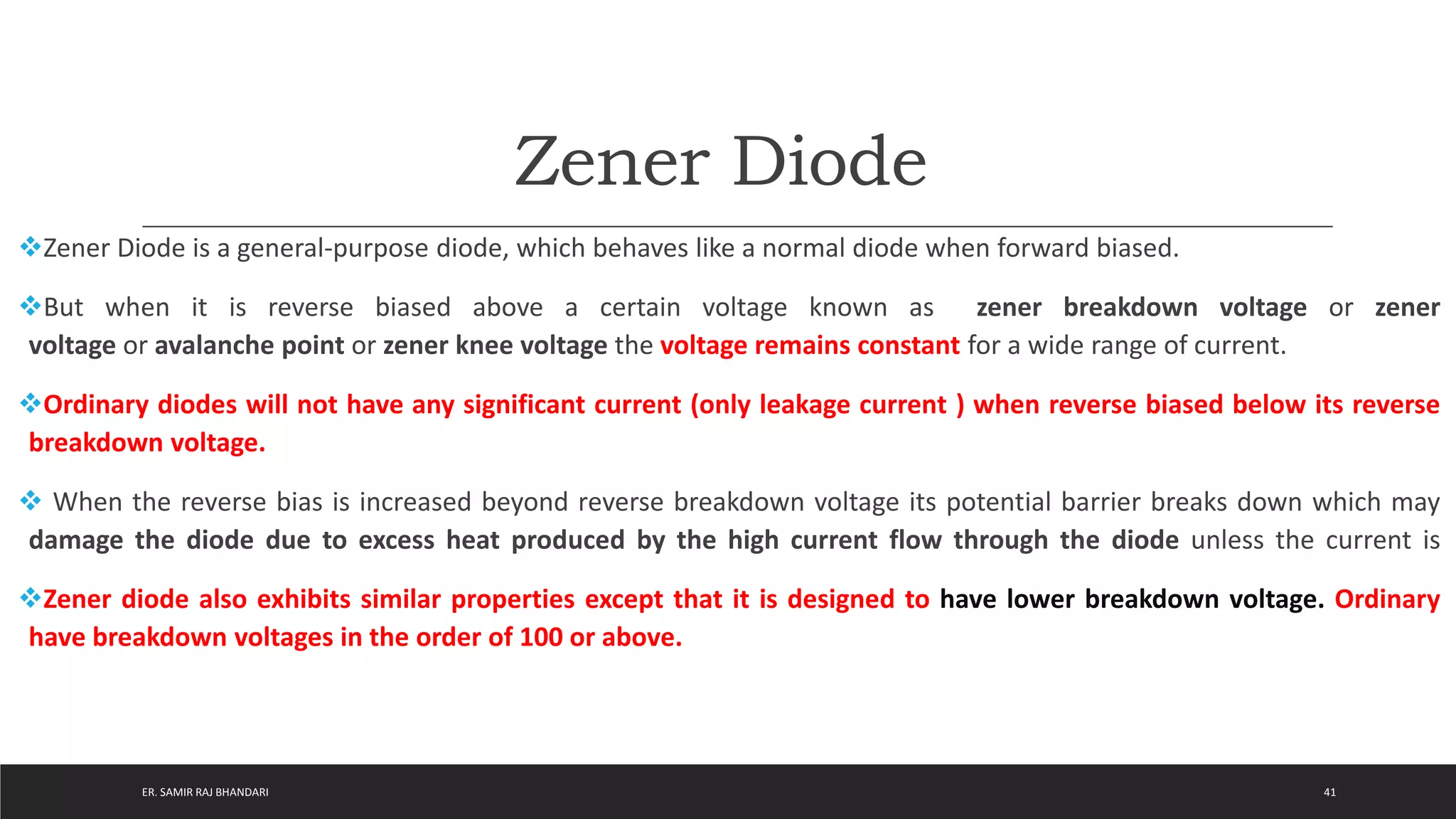 Semiconductor Diode: Introduction and Application | PPTX