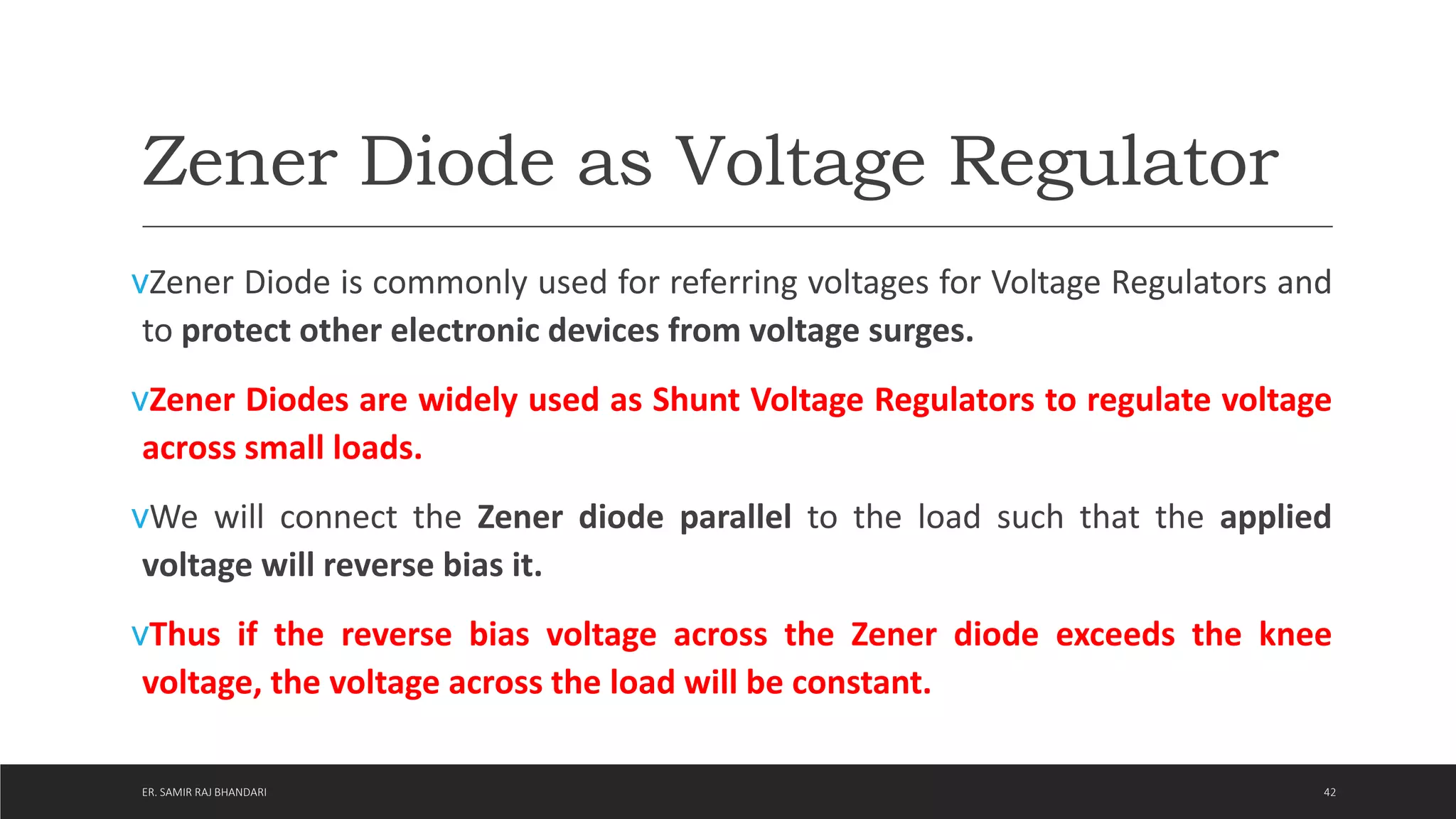 Semiconductor Diode: Introduction and Application | PPTX