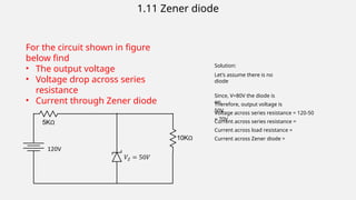 Chapter 1 Semiconductor Diode and its characteristics | PPTX