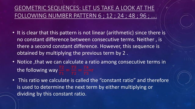Chapter 1 sequences and series lesson | PPTX