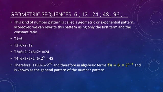 Chapter 1 sequences and series lesson | PPTX