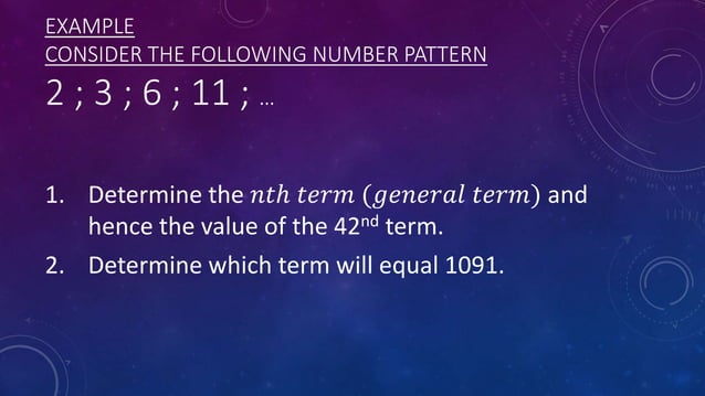 Chapter 1 sequences and series lesson | PPTX