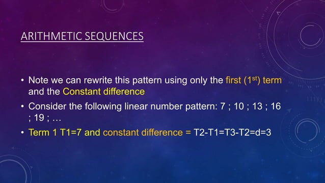 Chapter 1 sequences and series lesson | PPTX