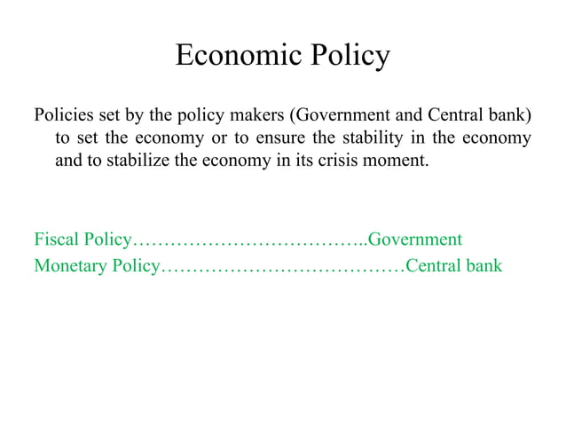 Chapter 1 slide.pptx macro-economic basic | PPT