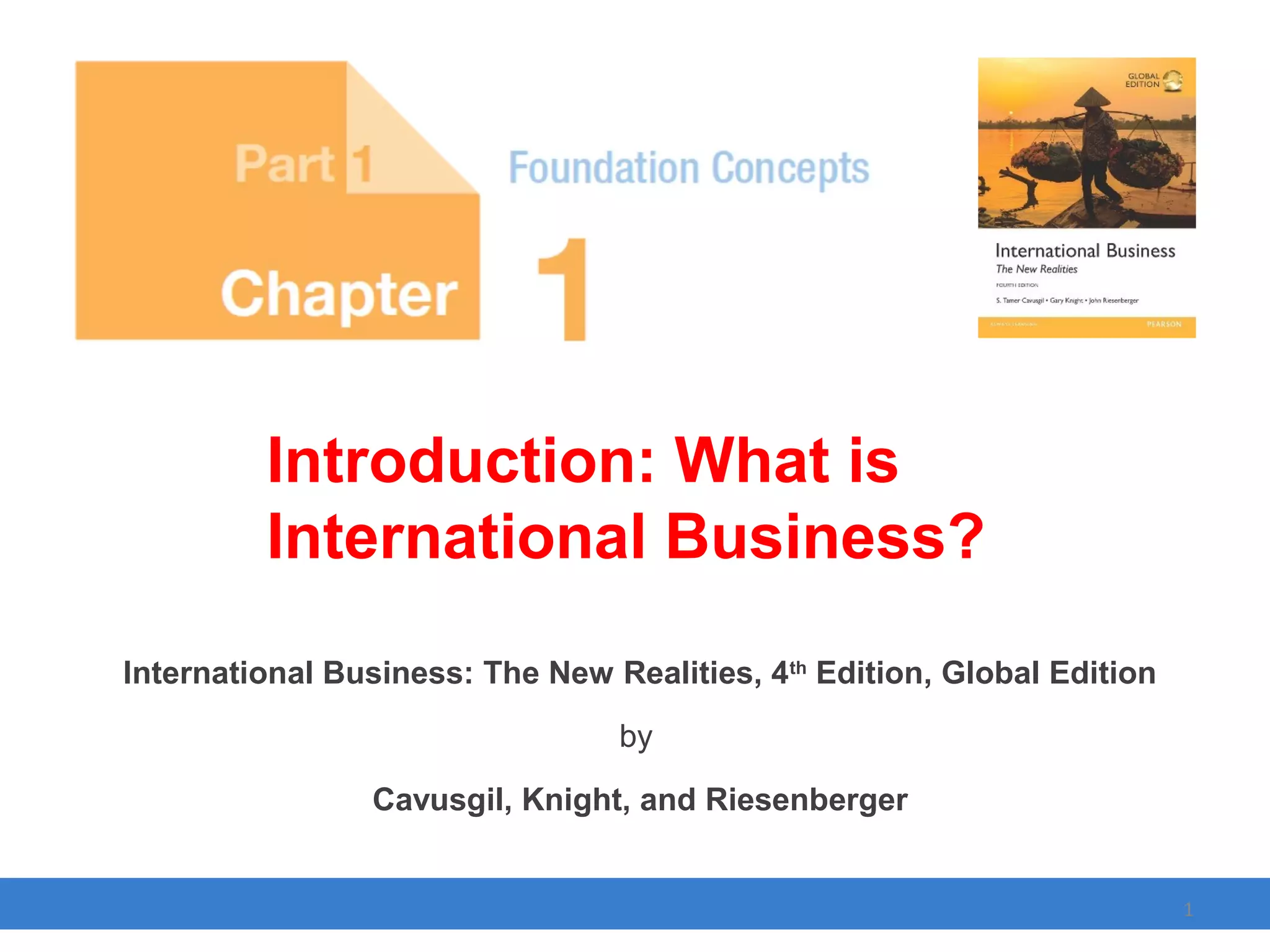 What is International Business | PPT