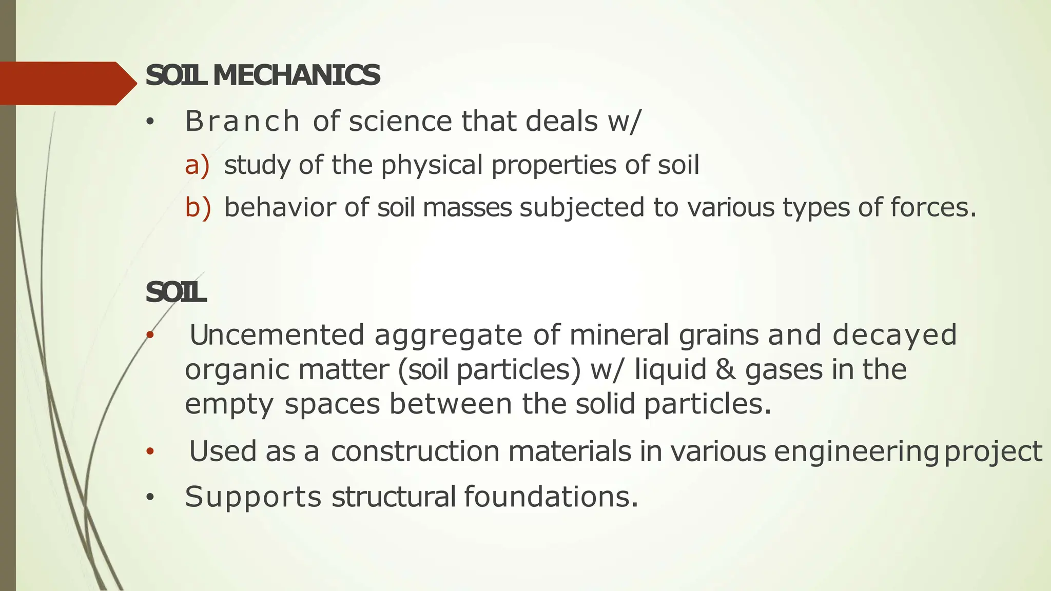 geotechnical engineering_soil_civil engineering | PPT
