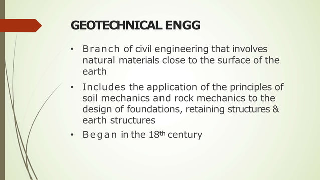 geotechnical engineering_soil_civil engineering | PPT
