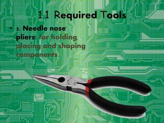 Chapter 1 soldering technique | PPTX