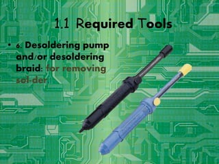 Chapter 1 soldering technique | PPTX