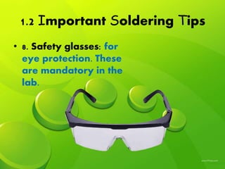 Chapter 1 soldering technique | PPTX