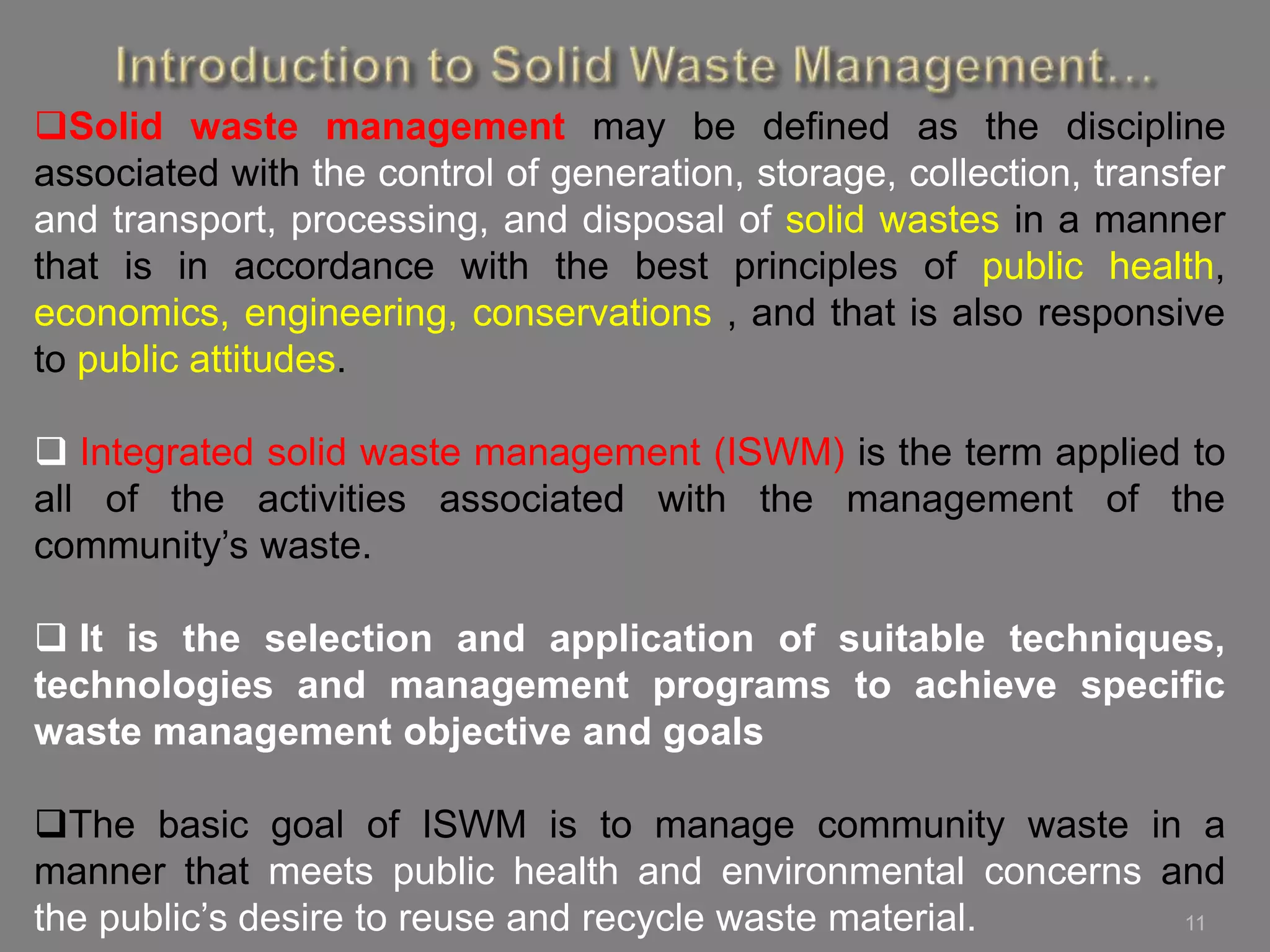 Solid Waste Management | PPTX