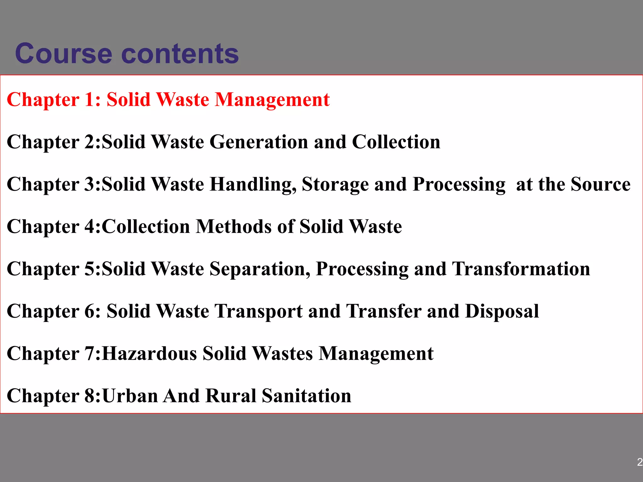 Solid Waste Management | PPTX