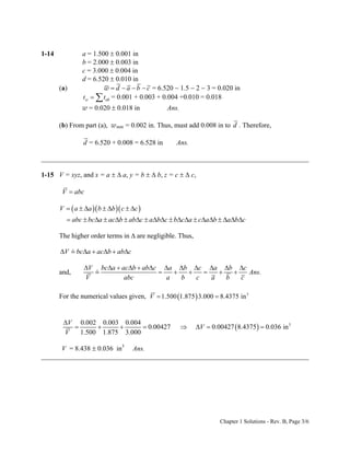Chapter 1 solutions | PDF