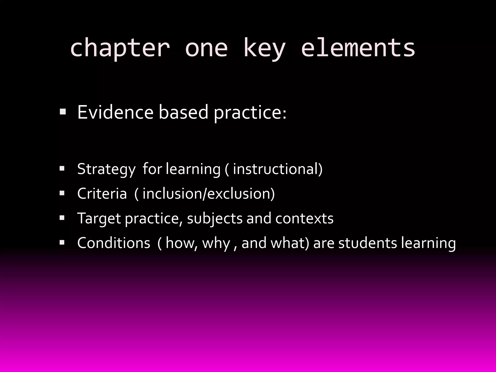 Chapter 1 (Sped 413) powerpoint | PPT