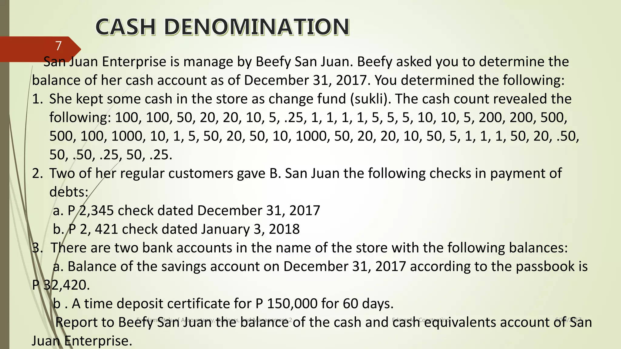 Statement of Financial Position (SFP) - Chapter 1 | PPTX
