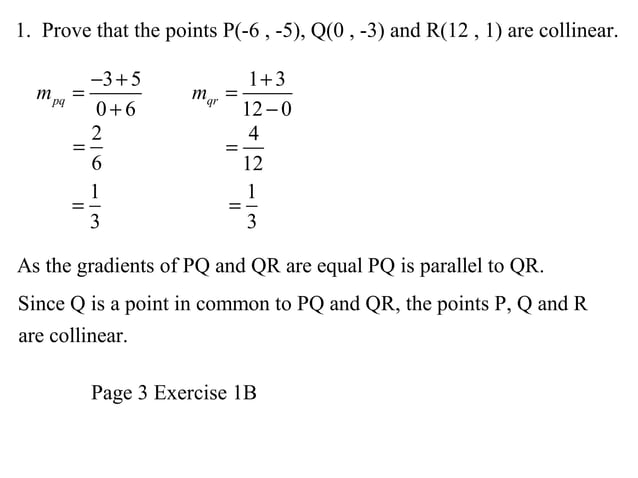 Chapter 1 straight line | PPT