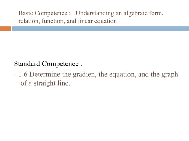 Chapter 1 straight line | PPT
