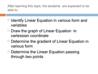 Chapter 1 straight line | PPT