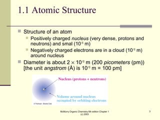 Chapter 1 structure and bonding | PPT