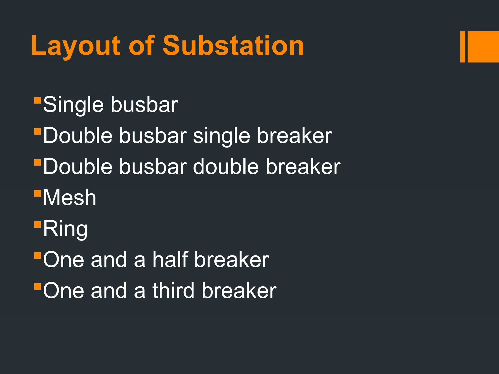Electrical power system SUBSTATIONS layout.pptx