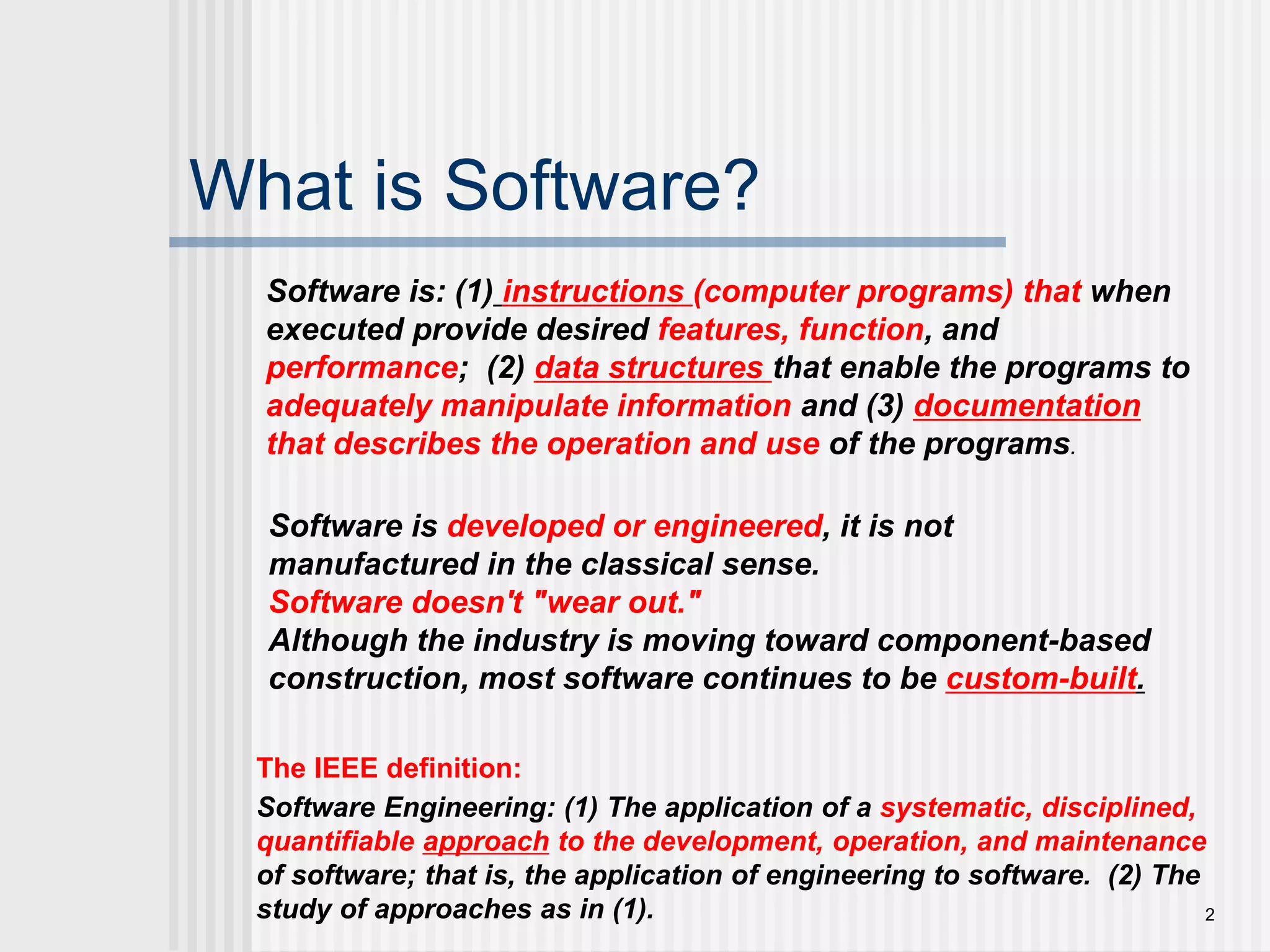Chapter1 Advanced Software Engineering overview | PPT