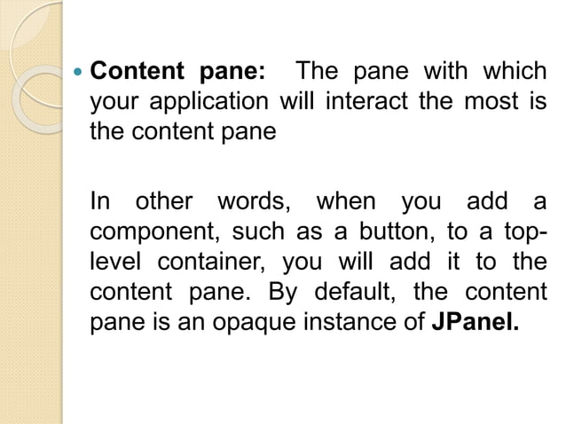 Chapter 1 swings | PPTX | Programming Languages | Computing