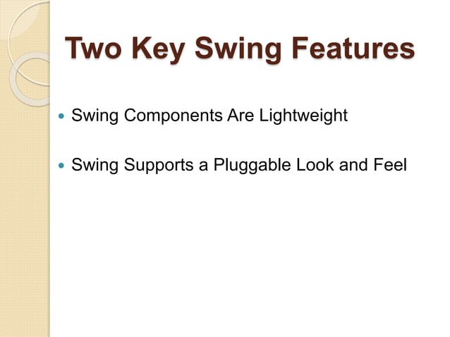 Chapter 1 swings | PPTX | Programming Languages | Computing