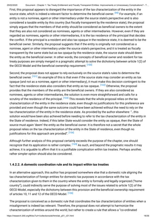 Chapter 1 tax treaty entitl.. | PDF
