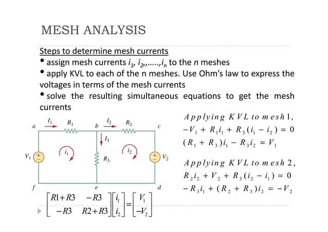Chapter 1 techniques of dc circuit analysis | PPT