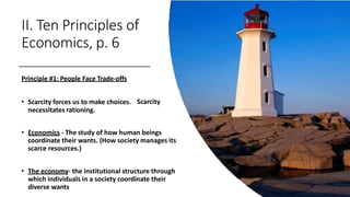 Chapter 1 Ten Principles 1.pptx | Economy | Business and Finance
