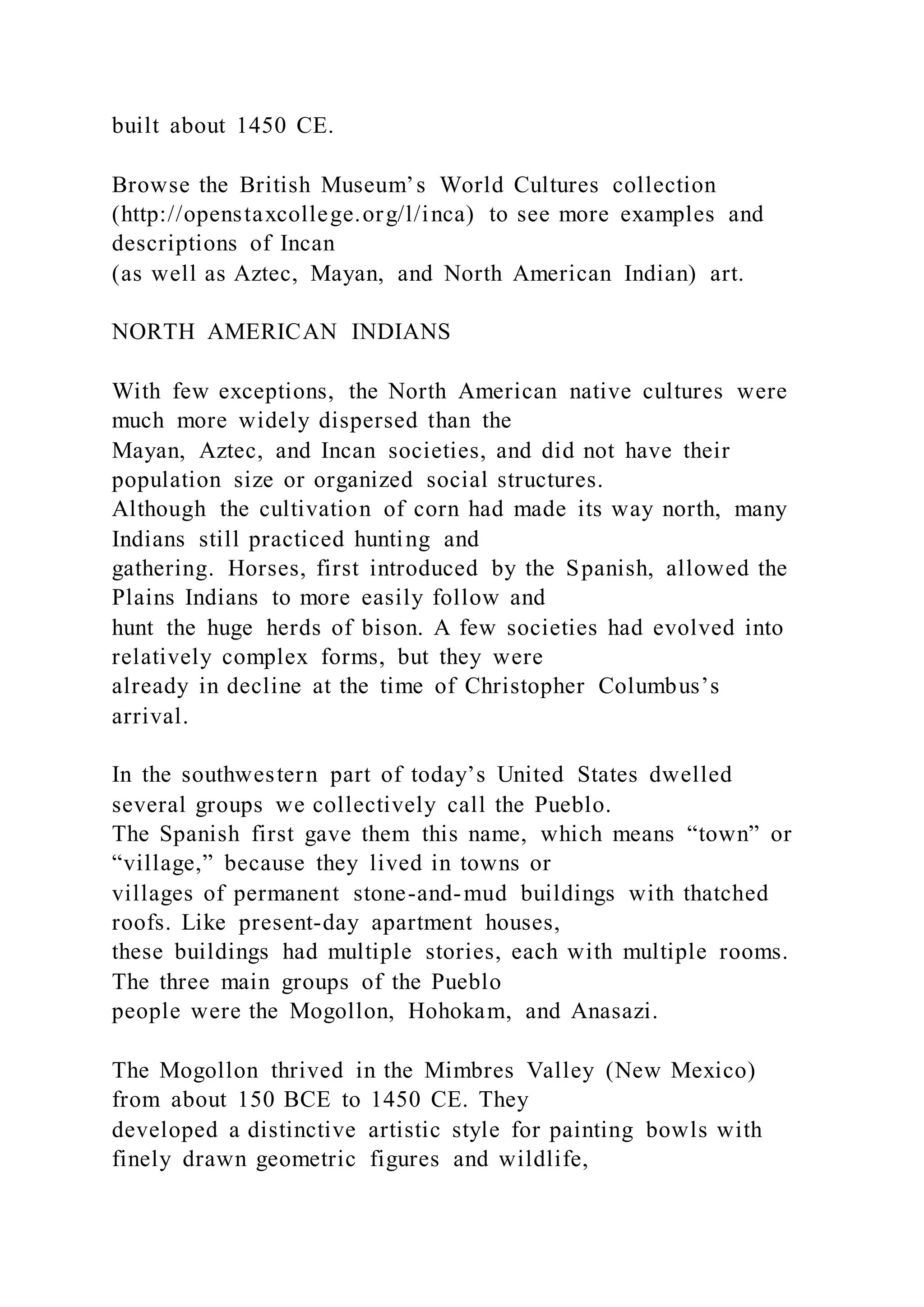 Chapter 1 The Americas, Europe, and Africa Before 1492 | DOCX ...