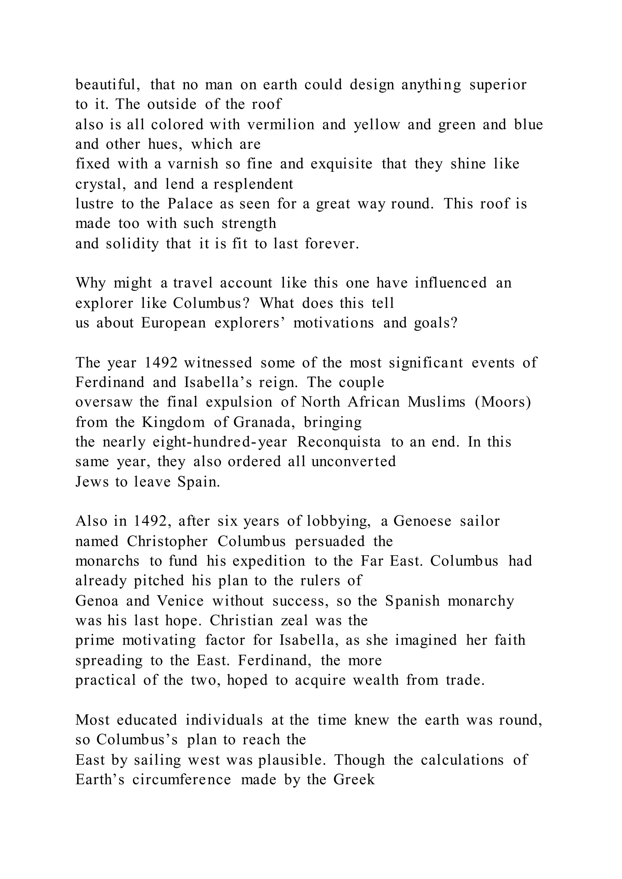 Chapter 1 The Americas, Europe, and Africa Before 1492 | DOCX ...