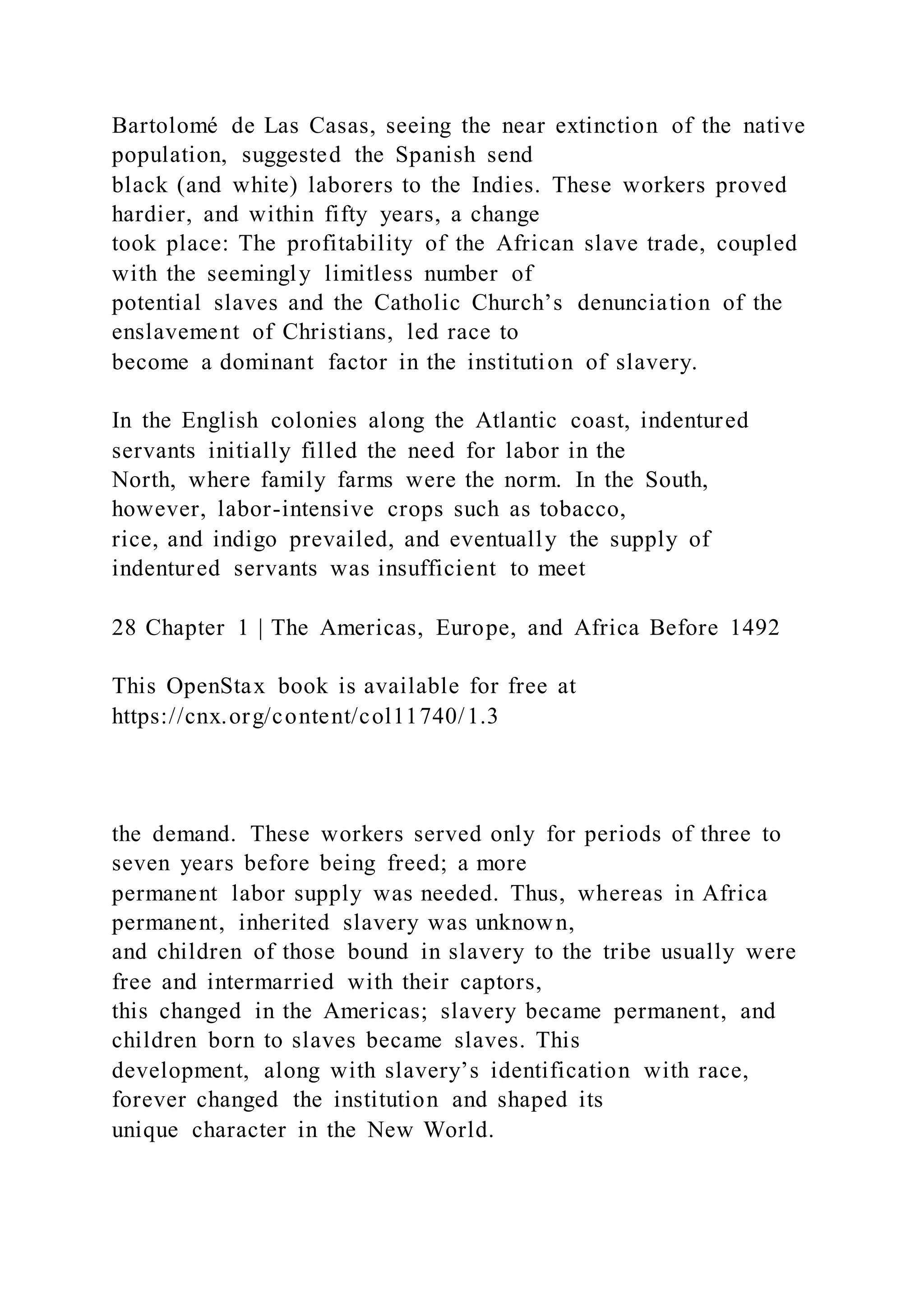Chapter 1 The Americas, Europe, and Africa Before 1492 | DOCX ...