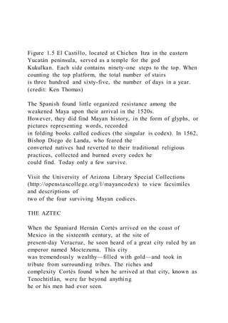 Chapter 1 The Americas, Europe, and Africa Before 1492 | DOCX