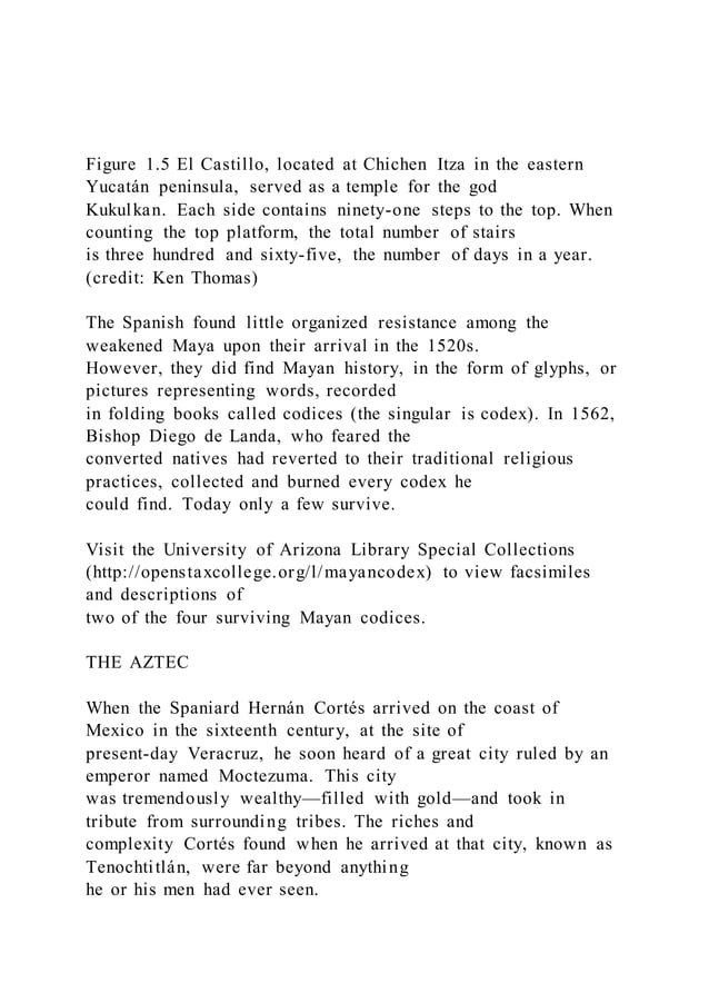 Chapter 1 The Americas, Europe, and Africa Before 1492 | DOCX ...