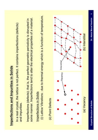 Chapter1 the crystal structure in solids | PDF