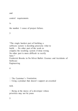 Chapter 1The Essential of Software Requirement1© Kar | DOCX