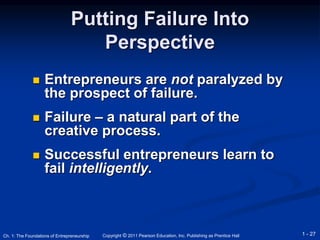 Chapter 1 the foundations of entrepreneurship | PPT