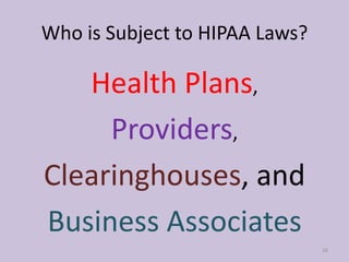 Chapter 1 the goal of hipaa administrative simplification | PPTX